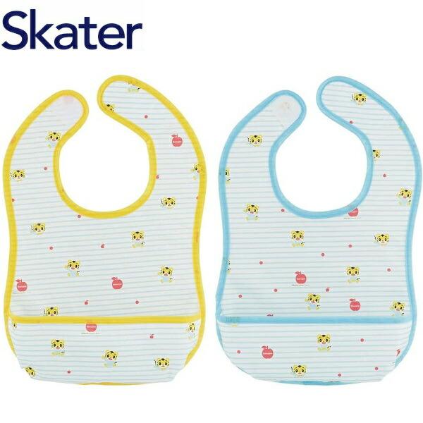 食べこぼしを防ぐのに役立つベビーエプロン２枚組♪汚れをサッと拭き取れて洗濯機で洗える撥水加工！首回りは着脱簡単でサイズ調節も出来る面テープ止め。食べこぼしをキャッチするポケット付き。とっても薄手で軽いのでお子様の負担になりにくい。薄いのでコ...