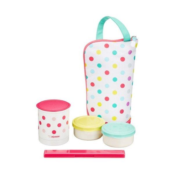 ・バッグのすき間に入れやすい！タテ型スリムタイプです。・茶碗約1.2杯分が入る充実サイズ！主食も副菜ももたっぷり持ち運べます！・ごはん容器、おかず容器、ふたはAg＋抗菌加工で清潔にご使用いただけます。・まほうびん保温ケースでランチタイムまで...