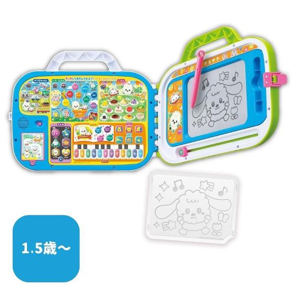 かんたん指先タッチで好奇心を豊かに育みましょう!「これなあに？」「どんな音？」「やってみたい！」にこたえる充実のメニュー！色や食べ物の名前、乗り物、楽器の音、動物の鳴き声、ワンワンが色々なものを紹介してくれます。おしゃべりと楽しい音100コ...