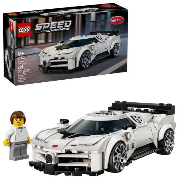 レゴ(R)スピードチャンピオン Bugatti Centodieci Hyper Sports Car（77240）は、組み立てとレースごっこ、ディスプレイを楽しめる組み立てセットです。伝説のBugatti EB 110にオマージュを捧げる...
