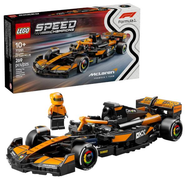 2024年F1世界選手権で激戦を繰り広げたハイパフォーマンスカーのモデルには、McLaren F1チーム専属ドライバーのミニフィギュアが付属し、サーキットの興奮高まるごっこ遊びとディスプレイを楽しめるよ。【安全警告】レゴデュプロ以外の製品に...