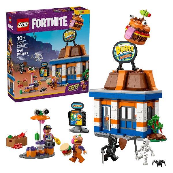 ゲームでおなじみのロケーションをブロックでリアルに再現し、自由なストーリー展開のごっこ遊びを楽しめる組み立てセットです。ブロックで組み立てるレストランは、配置を自由に変えられるモジュラー式モデルです。店内にはソース類の棚、ソーダマシン、会計...