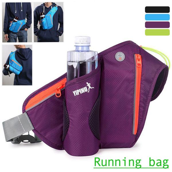 ジョギングなどで使えるスポーツ用ウエストバッグです。・水筒・ペットボトルなどを入れるスペース・6インチまでのスマホ・i Phoneを収納・イヤホン専用穴付きで音楽を聴きながらスポーツ可能・LOGOは蛍光素材で暗いところで光る・反射板が付いて...