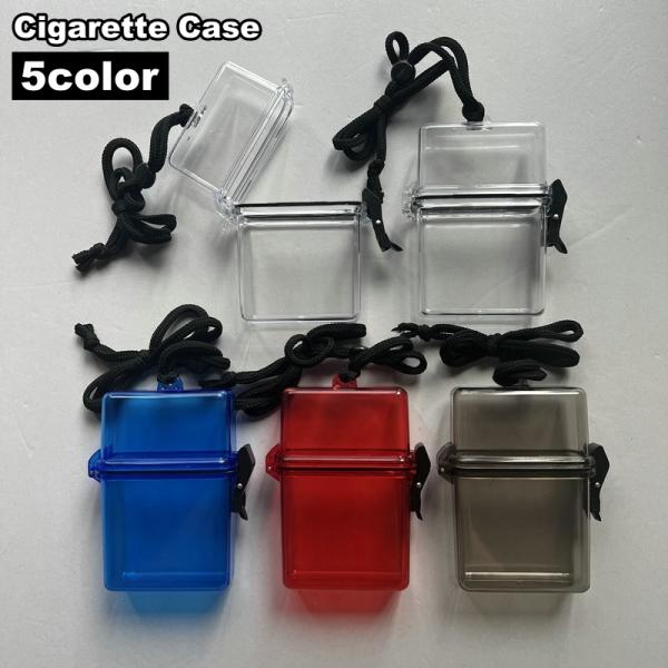 ストラップ付きのシガレットケースです。タバコの収納だけでなく、小物入れとしても活用できる実用的なアイテム◎【サイズについて】画像をご参照ください。【素材について】プラスチック【カラーについて】生産ロットにより柄の出方や色の濃淡が異なる場合が...
