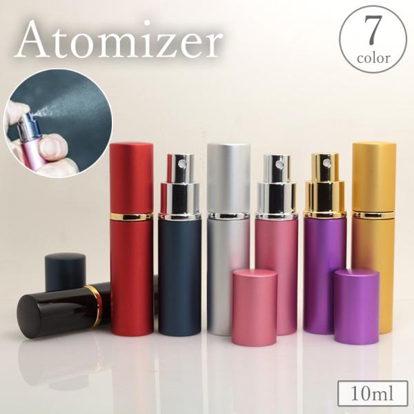 持ち運びに便利な10mlアトマイザー♪香水や消毒液の小分けにぴったり！【サイズについて】画像をご参照ください。【素材について】合金【カラーについて】生産ロットにより柄の出方や色の濃淡が異なる場合がございます。お使いのモニターや撮影時の光の加...