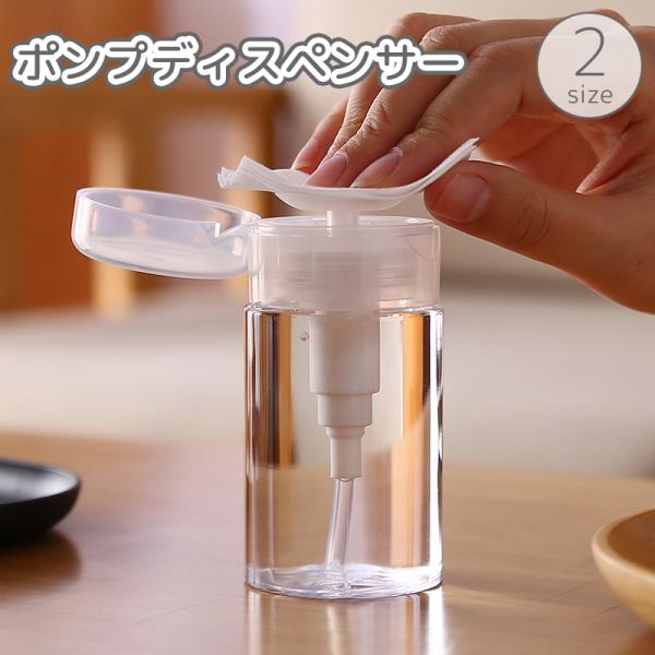 ワンプッシュで中の液体を吸い上げ、片手で手軽にお使いいただける便利アイテムネイル用のポンプディスペンサーです。リムーバーやエタノール、精製水などを入れるのに最適◎2つのサイズからお選びいただけます。【素材について】PP【カラーについて】生産...