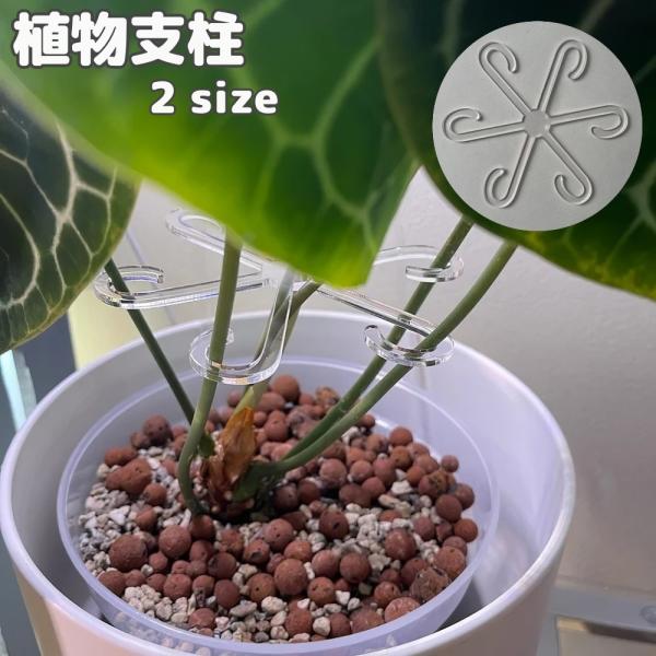 シンプルなラウンド型の植物支柱です。観葉植物の広がりや転倒防止に◎【サイズについて】画像をご参照ください。【素材について】アクリル【カラーについて】生産ロットにより柄の出方や色の濃淡が異なる場合がございます。お使いのモニターや撮影時の光の加...