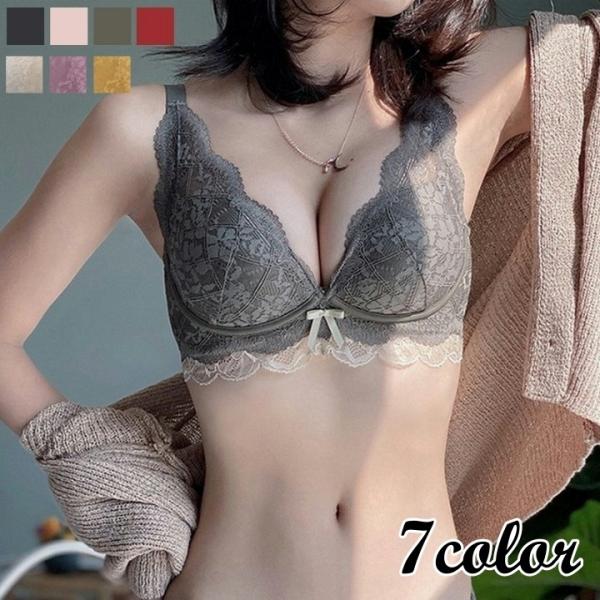総レースがかわいい3/4カップノンワイヤーブラです。脇高タイプで背中もすっきり♪ブラジャー＆ショーツセットもお取り扱い中【inn-68195-1】で検索してください。【サイズについて】カップサイズはＡとB共通です。アンダーバストのサイズでお...