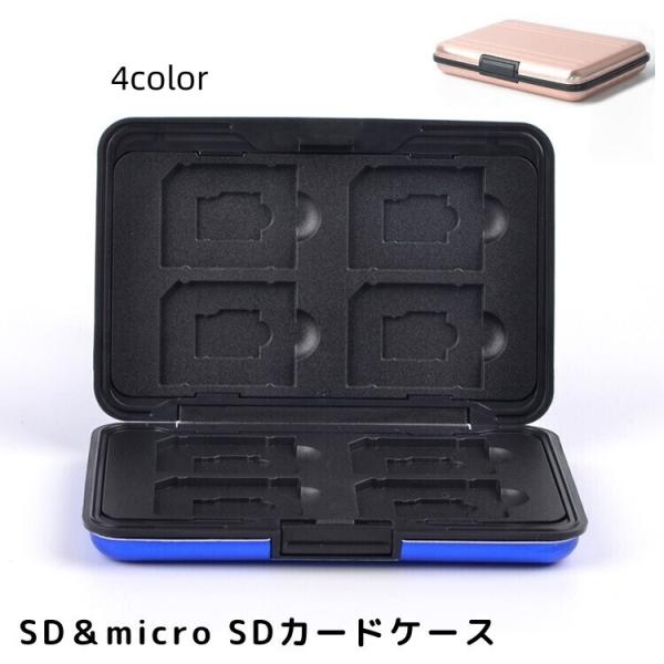 持ち歩きや保管に便利なSD＆micro SDカードケース。SDカードとmicro SDカードをそれぞれ8枚収納できます◎【サイズについて】画像をご参照ください。【素材について】合金、ABS、TPU【カラーについて】生産ロットにより柄の出方や...