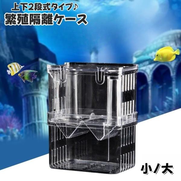 上下2段式タイプの産卵ケースです。稚魚を成魚からの攻撃から守ったり、弱っている魚の保護・隔離におすすめです◎【サイズについて】画像をご参照ください。【素材について】プラスチック【カラーについて】生産ロットにより柄の出方や色の濃淡が異なる場合...