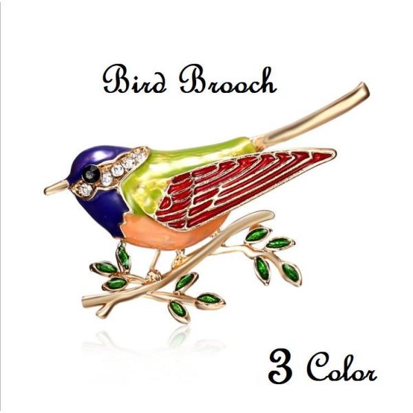 ・鳥型が可愛いブローチです。・全3色からお好きな色をお選びください。【サイズについて】画像をご参照ください。【素材について】合金【カラーについて】生産ロットにより柄の出方や色の濃淡が異なる場合がございます。お使いのモニターや撮影時の光の加減...