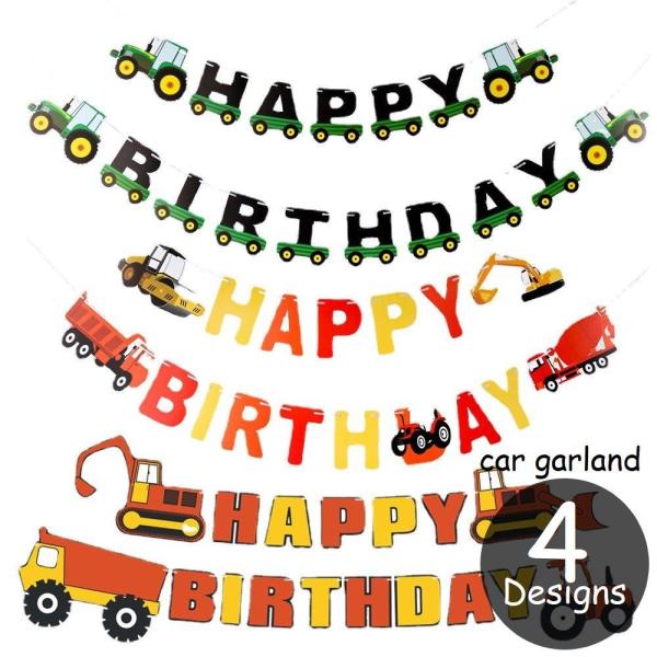車好きのお子様に♪お誕生会やホームパーティを盛り上げる、ガーランド。【サイズについて】画像をご参照ください。【カラーについて】生産ロットにより柄の出方や色の濃淡が異なる場合がございます。お使いのモニターや撮影時の光の加減などにより画像と実際...