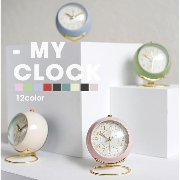 目覚まし時計としてもインテリアとしてもかわいい置時計です。ナイトライト付きで暗い夜間でも文字盤が見やすく、静かな秒針で睡眠を妨げない。※電池は付属していません。【サイズについて】画像をご参照ください。【素材について】金属　プラスチック　電子...
