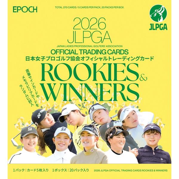 ・2026年度のJLPGA女子プロゴルフカードも、2つの商品を発売！・第一弾は、20名のルーキー選手たちと、前年トーナメント優勝者をラインナップ！！・収録全選手の「オーセンティックオートグラフカード（直筆サインカード）」、ルーキー選手たちの...