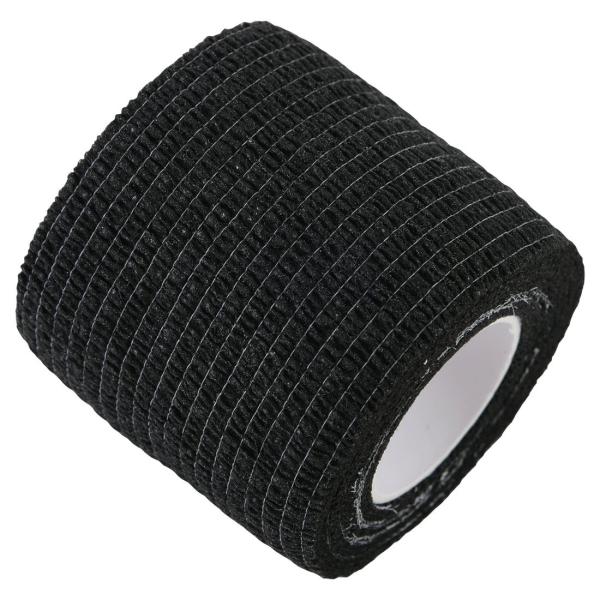 [サイズ] 幅5cm／長さ4.5m[カラー ] ブラック【注意事項】使用部位に傷や炎症、骨折がある場合は、直接肌に巻かないでください。伸縮性が高いので、強く引っ張って巻くと血行障害などを起こす恐れがあります。使用中異常を感じた場合は、直ちに...