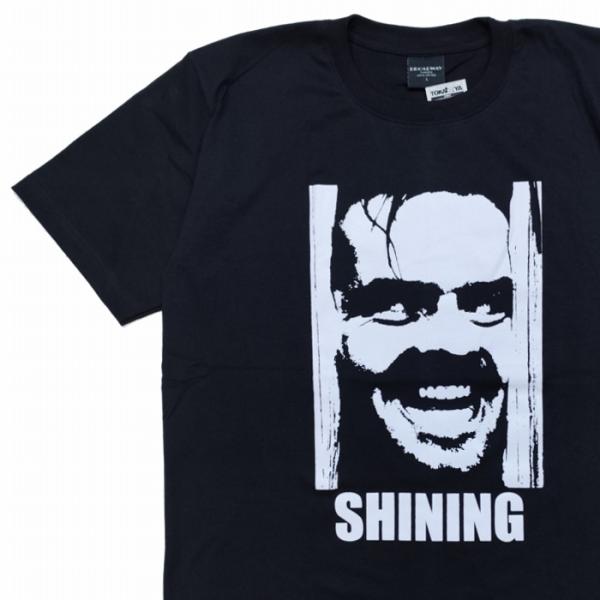 ■スタイル■ 半袖Tシャツ ジョニーだよ！ SHINING シャイニング バック無地 shi-1 ■ブランド■ Broadway バンドTシャツ コットンTシャツ ブラック 丸首 クルーネック ネコポス■コメント■主演のジャック・ニコルソン...