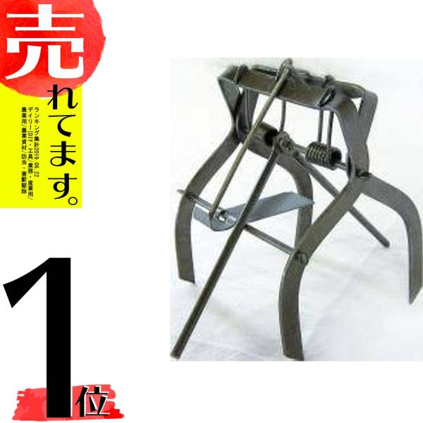 モグラの通り道に上から差しておくだけの簡単捕獲器です。広い範囲では、多く仕掛けておくと効果的です。【注意事項】■ご使用時に爪の開閉が正常かどうか確認して下さい。爪がぶつかったりして開閉が正常でない場合、修正してからご使用ください。■手をはさ...