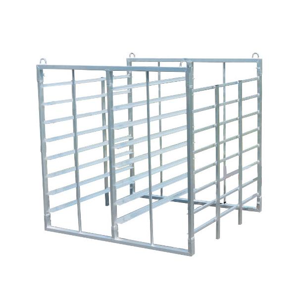 チョウボルト固定ですので簡単に組立できます。（全機種の各差込部についています。）簡単にばらせますので収納も場所を取りません。補強柱（全機種に付いてます。）収納可能な苗箱寸法は約30cm×60cmです。※箱苗は重量が均等になるように積んでくだ...