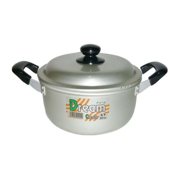ドリームシリーズドリーム 両手鍋商品コード 020226サイズ 22cm規格：340×238×170mm板厚：1.3mm容量：4.2L重量：635g深さ：107mm