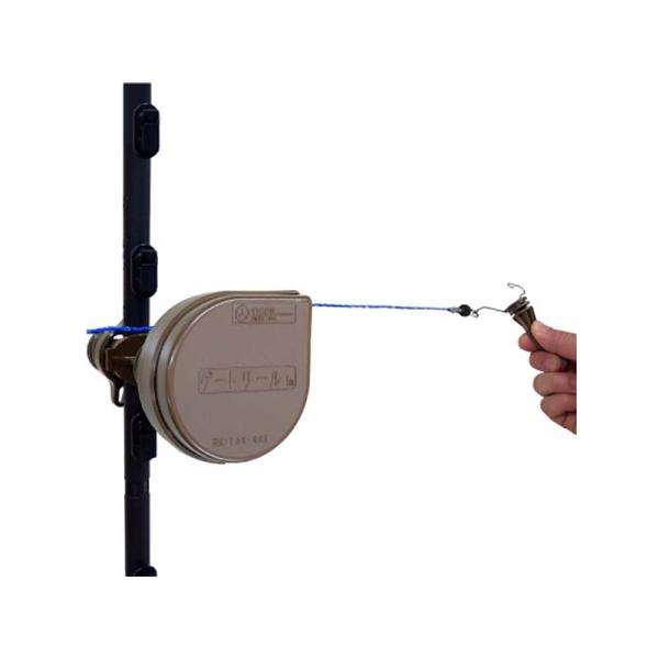 電気さく用 出入口用自動巻取ゲート農業機械や人の出入り口に、必要な場所に簡単に出入口を設置することができます。商品名：ゲートリール型式：TBS-GR5本体 材質：樹脂製さく線 材質：ポリエチレン製（ステンレス線6本入り）サイズ：縦9cm×横...