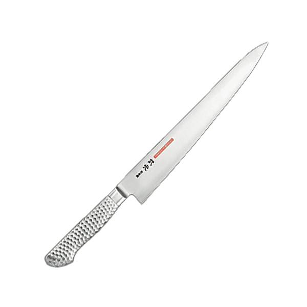 ◆本刃付け　砥石による本格的な刃付けを施し、鋭い切れ味を　持続させます。◆本研刃造り　本刃付けする前に研ぎ直しを容易にするため、水　砥の荒砥・中砥を使用。刃基を研ぎだしてあります。◆モナカハンドル　ハンドル部を空洞にし、軽くていつまでも美観...