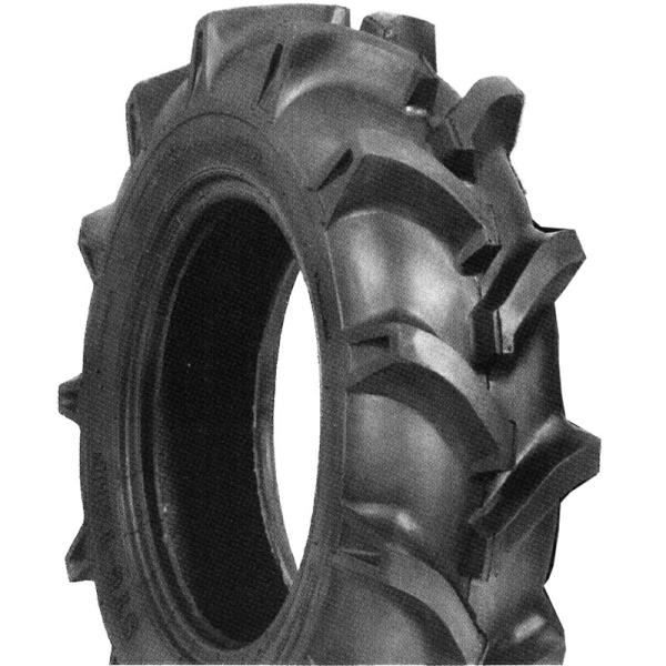 KBLオリジナルバイアスタイヤ日本の圃場に合わせた独自設定による農場機械用バイアスタイヤ高性能で高いコストパフォーマンスサイドリブが強く、変形しにくい直進性・走破性を兼ね備えた水田・畑両用タイヤリム径：12インチタイヤ幅：6インチプライ：4...