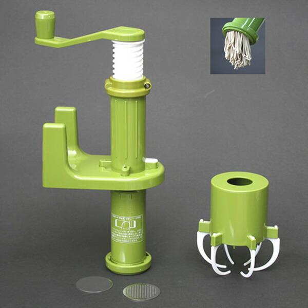 ご家庭で手軽に手作りのそばが作れる！こだわりの十割そばや、そば粉入り冷麺をご家庭で手軽に作れます。そば処信州生まれのそば打ち機「そば楽」■水回しが簡単にそば作りで難しいとされる水回しが、付属の水回し器で初心者でも均一にまんべんなく作業するこ...