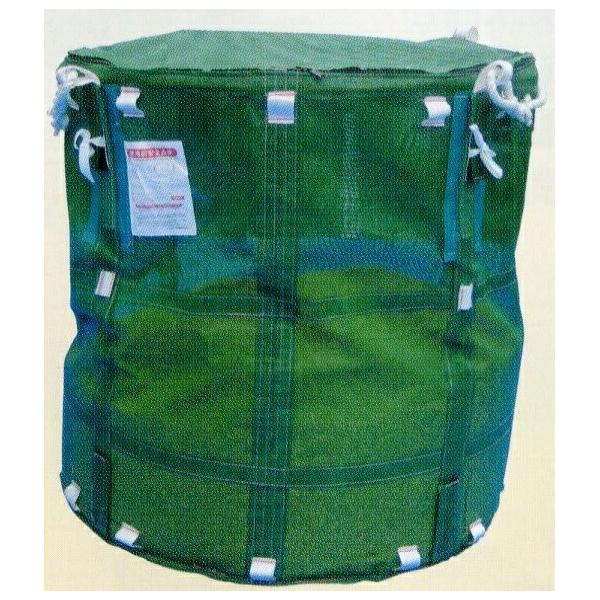 容量：約1.0立方メートル　規格：φ1100×1150ｍｍ排出口は全開菊割り8枚、Ｄ環使用で排出がスムーズです。※自立型ではありません。大規模な堆肥舎は不要です。バック詰した畜ふん尿の発酵には特例を除き場所を選びませんから、堆肥舎は不要です...