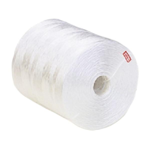 標準重量：4.5kg品番：12000F色：白引張強度：490N（50kgf）材質：ポリプロピレン＜特長・効果＞稲ワラ・麦ワラ・牧草の結束に適しています。減容機・圧縮機結束紐として使用されます。牧草の結束に使われます。