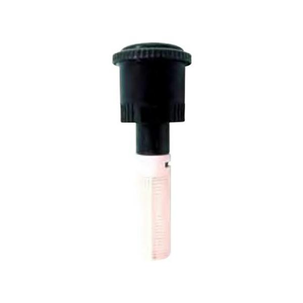 かん水する角度を自由に調節。ハウスの両サイドに設置する散水亭半円楽、公園や花壇の散水に最適。●仕様標準ノズル：黒散水量：1.18〜3.8L/分散水半径：5.2〜6.4m推奨使用圧力：0.175〜0.37MPa散水範囲：90°〜210°