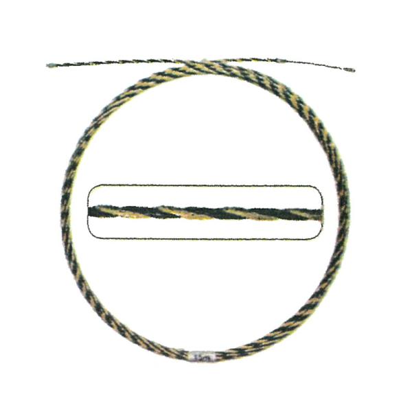 通線・入線専用ワイヤー●屋内通線・入線作業のあらゆる湾曲・コーナーに威力を発揮します。●樹脂製被覆材使用により従来のワイヤーに比べて摩擦抵抗を1/3に軽減。●軽量で摩擦創傷や内装器物への破損が無い為に作業効率が80％UP！品番 ： D2-G...