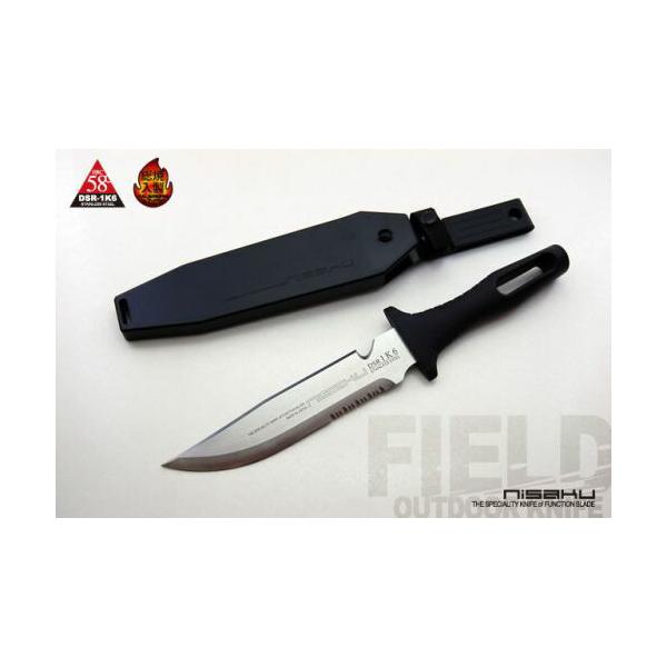 ◆商品紹介仁作の 陸刀S（リクカタナS）です。美しいフィールドアウトドアナイフ！Sモデル（スペシャルモデル）は大同特殊鋼材製ステンレス刃物用鋼DSR-1K6を使用しています。握り手は縦方向だけでなく横方向にも力の入れやすいグリップ形状が機能...