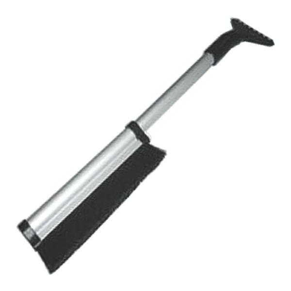 車の雪などの除雪作業に便利です。伸縮式で43〜65cmまで伸縮自在です。商品仕様伸縮式：43〜65cmブラシ：約26cm材質　ハンドル：アルミ、ブラシ：ポリプロピレン、樹脂部：ABS樹脂