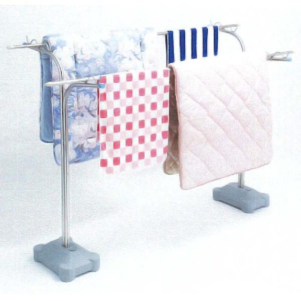 製品重量：約5.8kg耐荷重量：約20kgサ イ ズ：32×93×170材　　質：ステンレススチール　　　　　ポリプロピレン樹脂　　　　　ABS樹脂ブローベース：水・砂対応※物干し竿は別売りです。