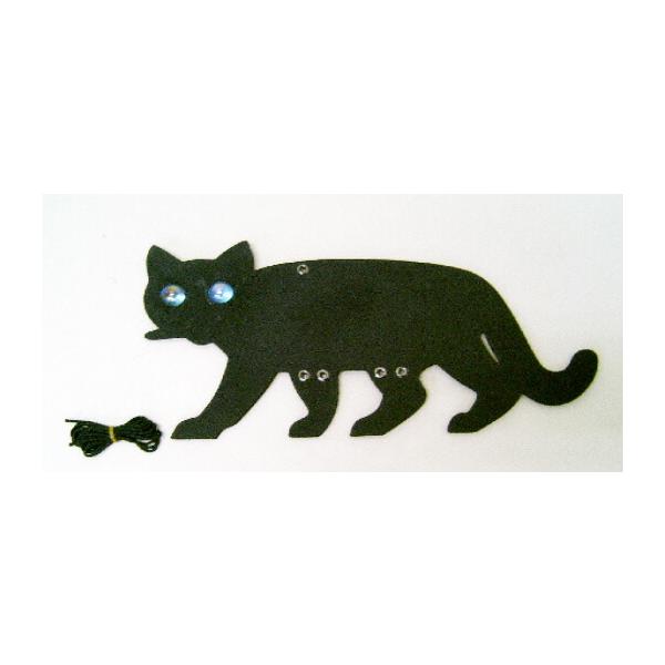 土に差したり、吊るしておくだけ！野良猫を威嚇します。ネコの目玉部がガラス仕様になっているので光に反射して輝き、風で揺れることによりネコをおどかします。商品仕様サイズ/約幅31×高さ15ｃｍ材質/硬質EVA・反光ガラス付属品：吊ヒモ約150ｃｍ1本