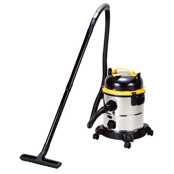 作業現場の清掃にステンレスバキュームクリーナー---仕様---・モータ：整流子電動機・定格電圧：AC100V・定格周波数：50/60Hz・定格消費電力：約1,100W・吸込仕事率：約210W・風量：約1.9m3/min・騒音：≦約83dB・...