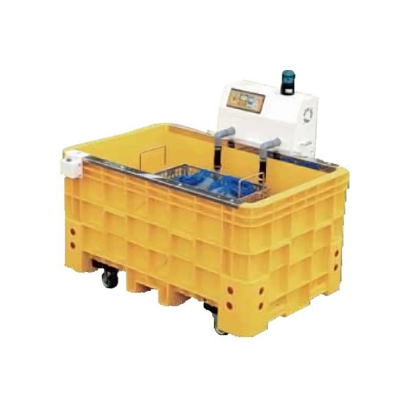 イチゴ・ラッキョウ、栗、ショウガ等に最適!!フィルター付き汎用型温湯処理機型　　　式：YS−501M機体寸法　：1340×1110×1100mm容器容量　：500L定格電圧　：三相200V定格電流　：18.5Aヒーター容量：6.0kW温度設...