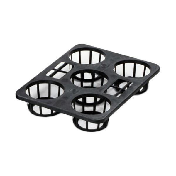 ポリポットなどの運搬・管理に便利です。穴トレー使用で鉢の移動が楽です。風などで転倒する心配も減ります。◆商品仕様◆品番：#2109/穴トレー 5寸鉢用小サイズ：約縦323×横421×高さ68mm入数：40※メーカー直送品のため、代金引換はご...