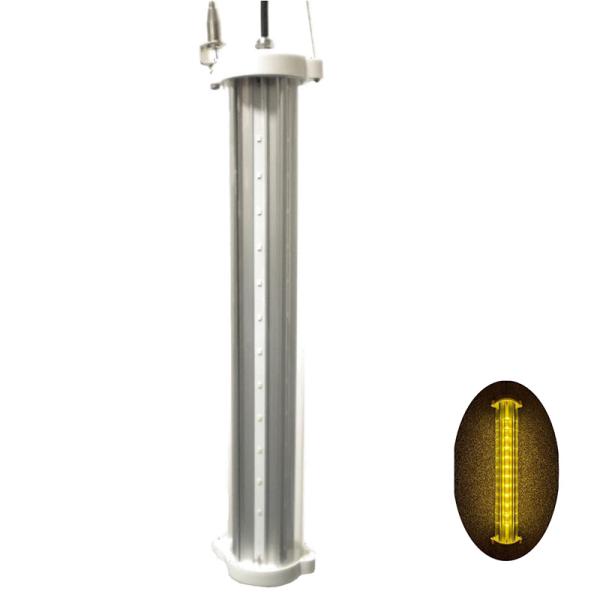 光の力でかt道・拡散・繁殖を抑制！害虫の性質を利用し、害虫密度を抑えます。・減農薬、抵抗性害虫の対策に・吊り下げ式で簡単設置・信頼の日本メーカー製単独タイプ1本ずつ電源部に接続して設置してください。規格：虫ブロッカー黄対象害虫：ヤガ ヨトウ...