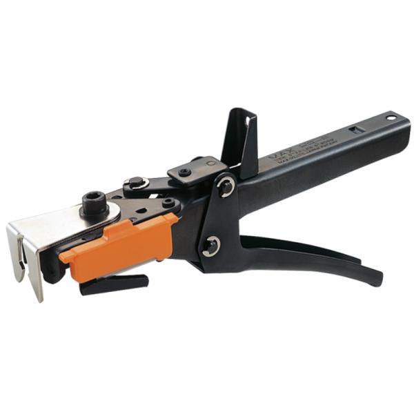 わい化りんごの新梢誘引、なしの棚誘引の効率をアップさせます。誘引ひもをステープル止めすることで、ひもを結ぶ手間を省き、誘引ひもの使用量も低減できます。【特長】・どなたにも簡単に操作でき、手袋のままでもラクに作業できます。・堅牢で耐久性に優れ...