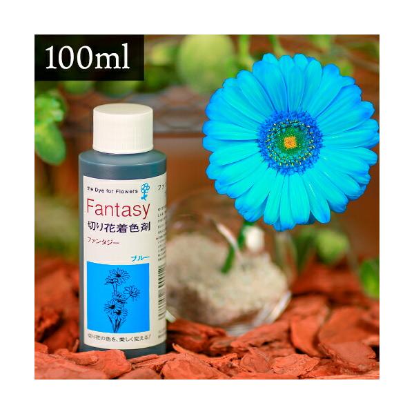 「Fantasy（ファンタジー）」は、切り花に「色彩の魔法」をかけられる切り花着色剤です。茎の先端を少しファンタジーに漬しておくだけで、自然に溶液が吸い上げられて花が今までに見たことの無い色や、鮮やかであり、独創的な色彩へと変化します。用途...