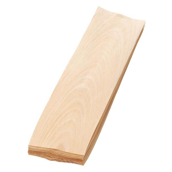 天然素材の木のシート。100枚入りの業務用です。【4寸 1等】商品サイズ/約12×43cm包装/袋生産国/日本