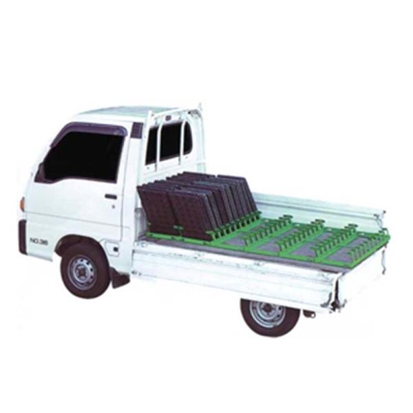 苗運搬の強い味方！●平積みの為、高い位置での苗の積込、取出し作業から解消され、女性の方でも楽々作業が出来ます。●堅牢で軽量ですので、使用後の格納も楽に出来ます。●LN-10はハンドル（別売）を使う事により苗を積んでの移動も出来ます。◆製品仕...