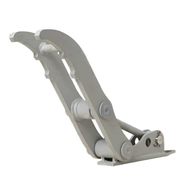 ECフォーク脱着不要ワンタッチフォーク、簡易作業に。バケット作業とフォーク作業が同時にできます。掘削時はアームに固定し通常通り作業可能。木、石などの除去、農作業等でのつかみ作業の補助具として。●アタッチメント脱着不要。ピン1本着脱で簡単●僅...