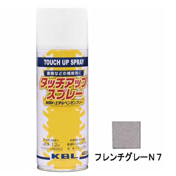 補修スプレーほとんどの塗料の上に重ね塗りが可能です。塗膜に厚みができ、抜群の光沢。乾燥時間：20度で約15分(表面乾燥)塗り面積：0.9〜1.2m2(2度塗り)品番：フレンチグレーN7 KG0372S純正NO./1300-971-001-2...