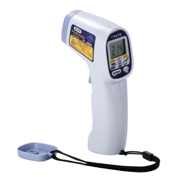 ※本製品は工業用のため体温は計れません。●非接触ですばやく簡単に表面温度を測定。　ガンタイプグリップ採用で片手でも測定　可能です。●食品温度管理に最適なワイドな温度測定　範囲。　-40℃〜250℃までの広い温度測定に対応。　測定ポイントが一...