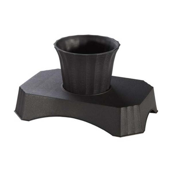 メーカー名：（株）フラワーベース・ブラック 178-66858-0 4990943066842サイズ：W30.5×L20×H16.5cm材質：ポリプロピレン軽くて割れにくい、台付き花器です。ピエーガ５号（別売り）が対応となります。