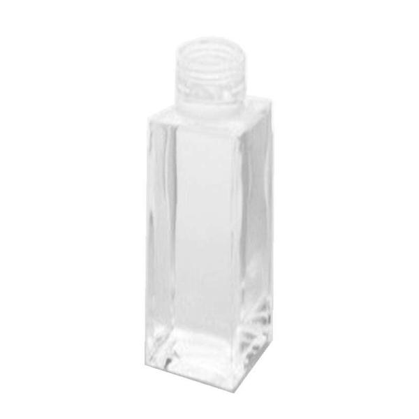 各種フタ付き。ビン口径2cmです。メーカー名：松村工芸株式会社ビン SSE-100A フタツキ/カク 100ml163-2000-17　4958556349394サイズ：約□4×H12.5cm材質：ガラス、アルミ入数：12本