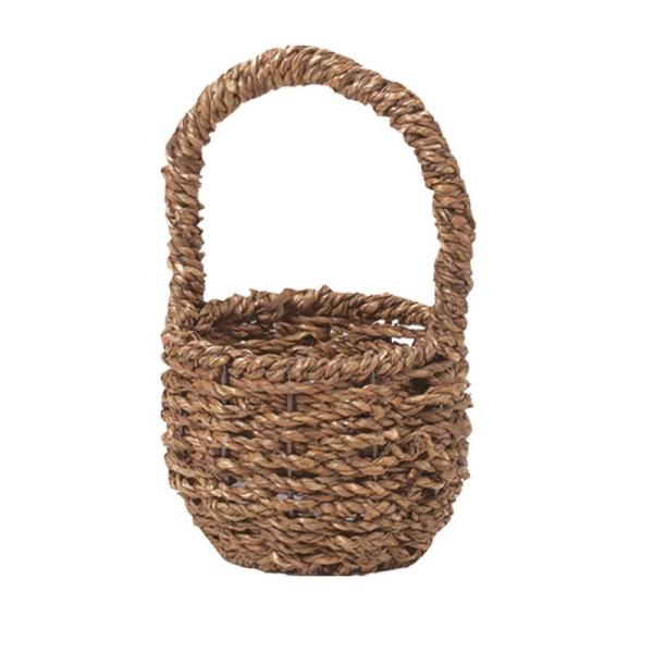 中にライナーが付いています。サイズ違いもございます。メーカー名：フォ−シ−ズン（株）バスケット SG-181135-84181-0　4582110694851材質：天然素材、ワイヤーサイズ：φ10×H7.5×H16cm入数：6個