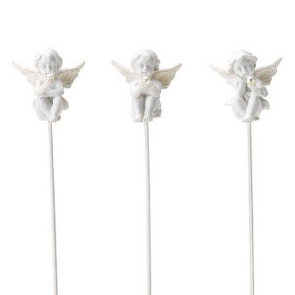 3種類のエンジェルピックが4本ずつ入っています。メーカー名：松野工業（株）エンジェルピック M169-271701-0　4978929271701サイズ：W4.5×H4.5×D3.5cm (全長)28cm素材：ポリレジン、木入数：12本(3...